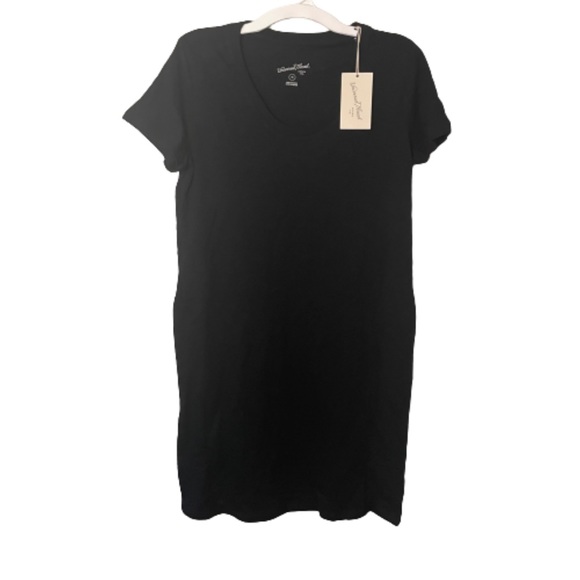 Universal Thread | Dresses | Universal Threads Black T Shirt Cotton ...